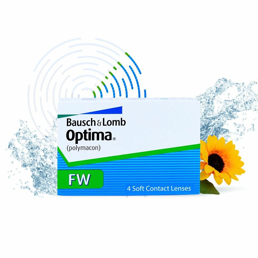 Bausch + Lomb Optima FW контактные линзы 4 шт. / -2.50 / 8.4