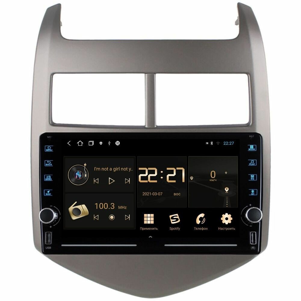 Магнитола R320 Шевроле Авео T300 Chevrolet Aveo II 2011-2015 - Android 12 - Память 2+16Gb - IPS экран