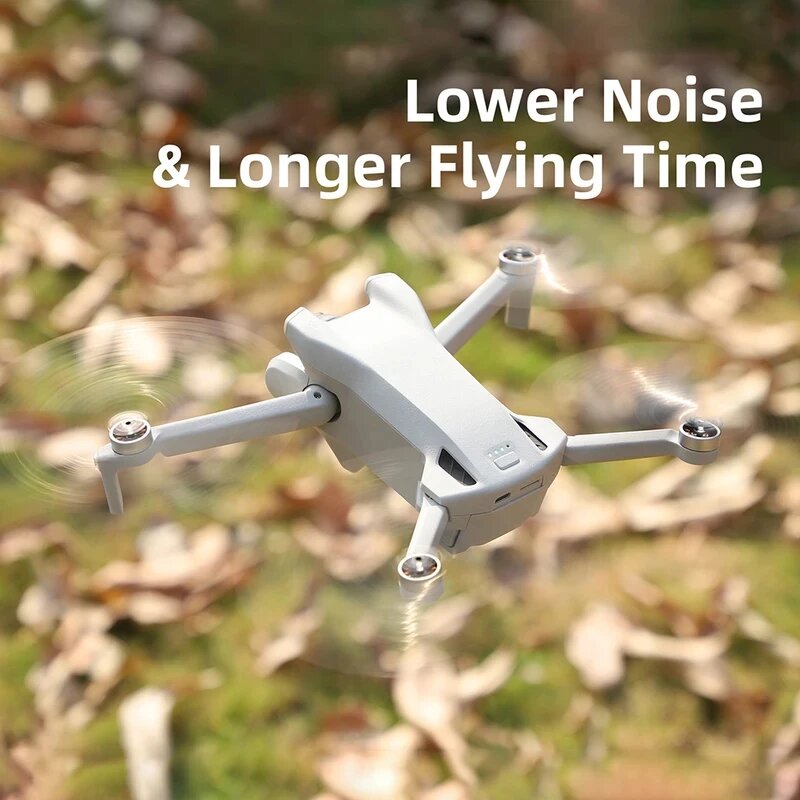 Карбоновые пропеллеры DJI Mini 3/3 Pro Черный, for Dji Mini 3 Pro E — фото 1