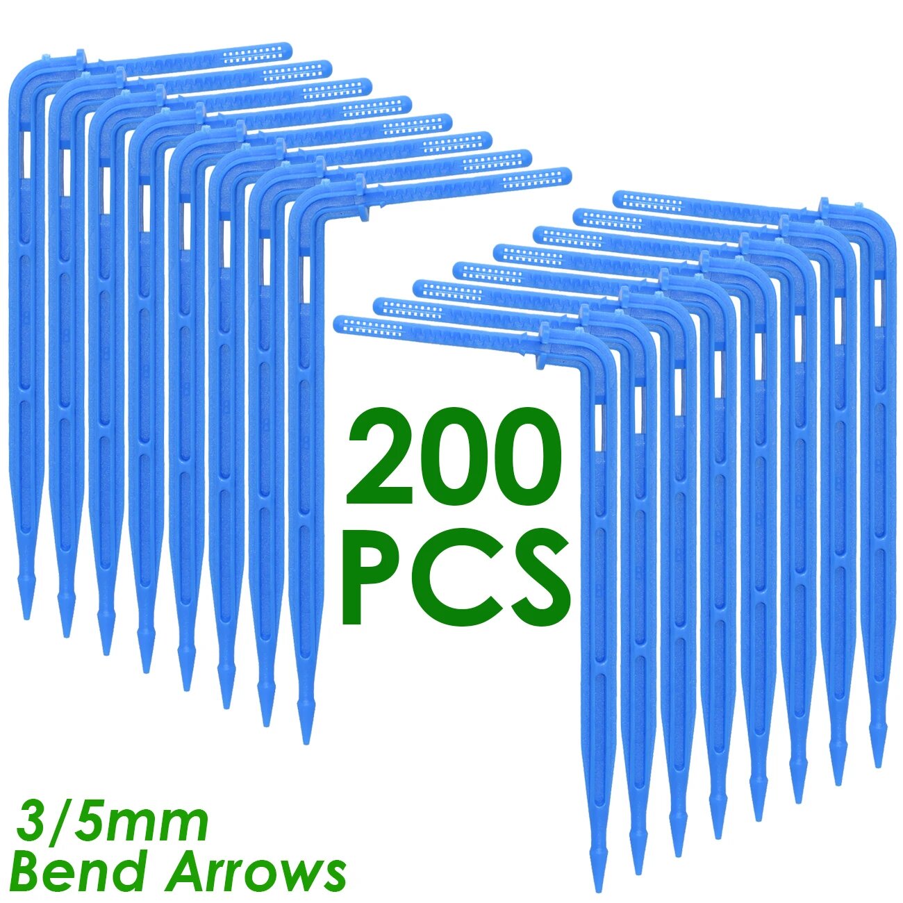 KESLA Капельные капельницы для сада 200 шт Синий, KSL01-098-200PCS