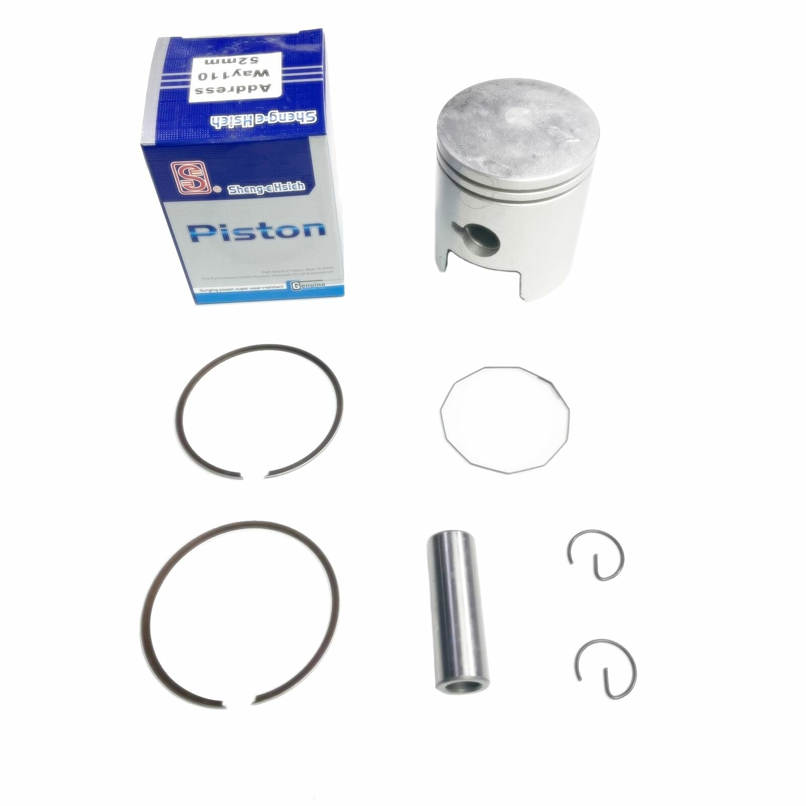 Поршневой комплект Suzuki Address Way, 110cc (D-52.5mm) SEE