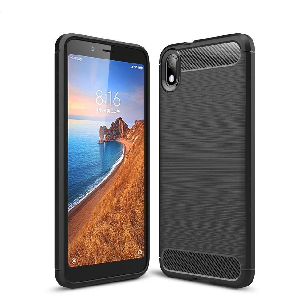 Чехол на Xiaomi Redmi 7A (Ксиоми редми 7а, Сяоми редми 7а) противоударный (черный)