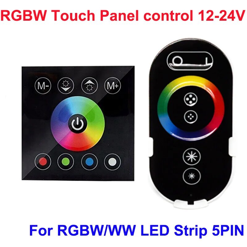 SUNSPURT Сенсорный контроллер для RGB ленты RGBW 4 IN 1 RF2.4G, 1 PC