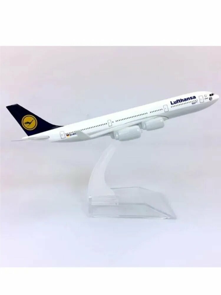 16 см модель самолета Lufthansa a340, для демонстрации