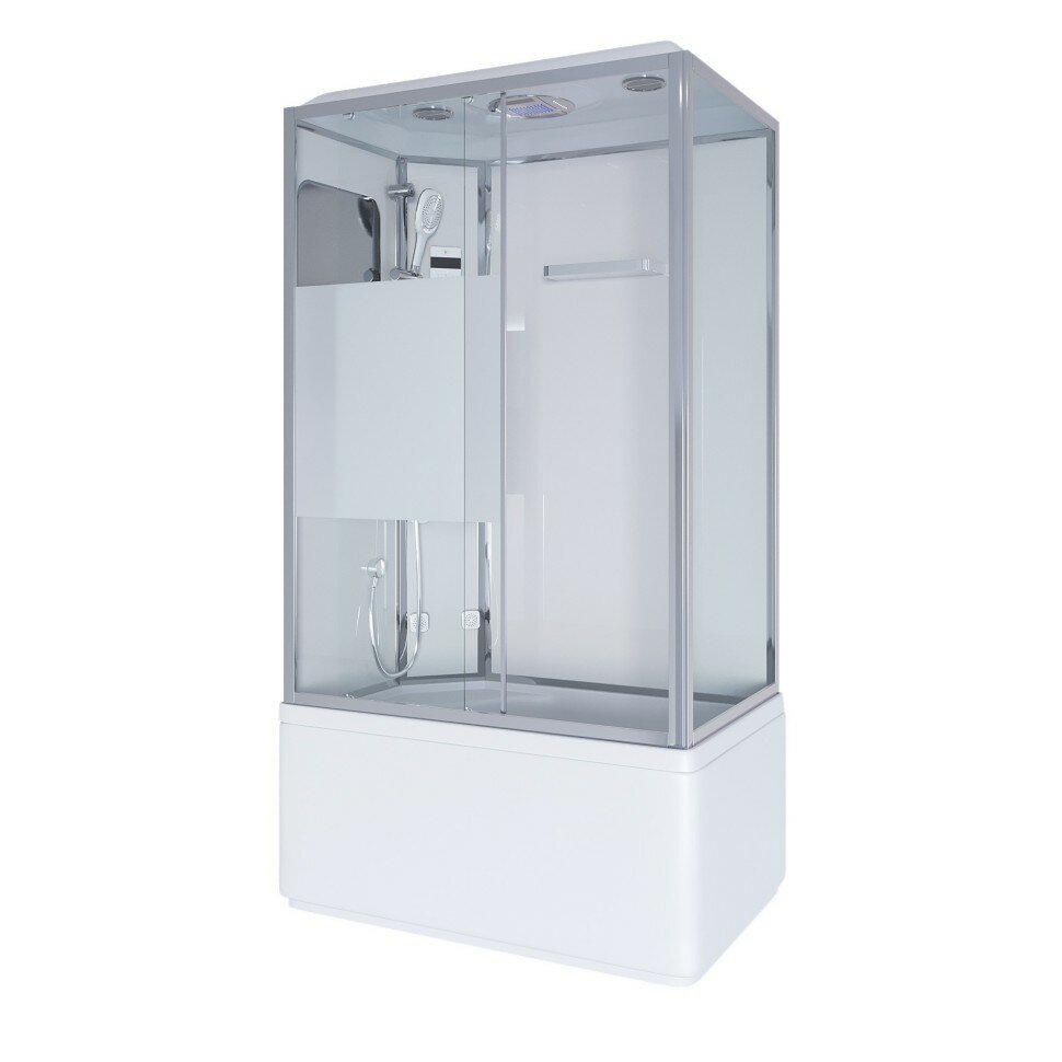 Душевая кабина Niagara Ultra NG-307-01L (120х80х220) высокий поддон(50см), стекло матовое,4 места