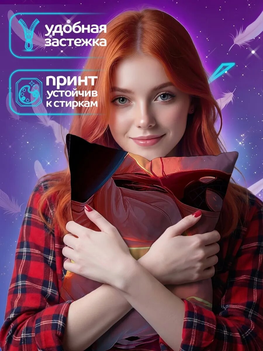 Подушка дакимакура Девушка паук — фото 1