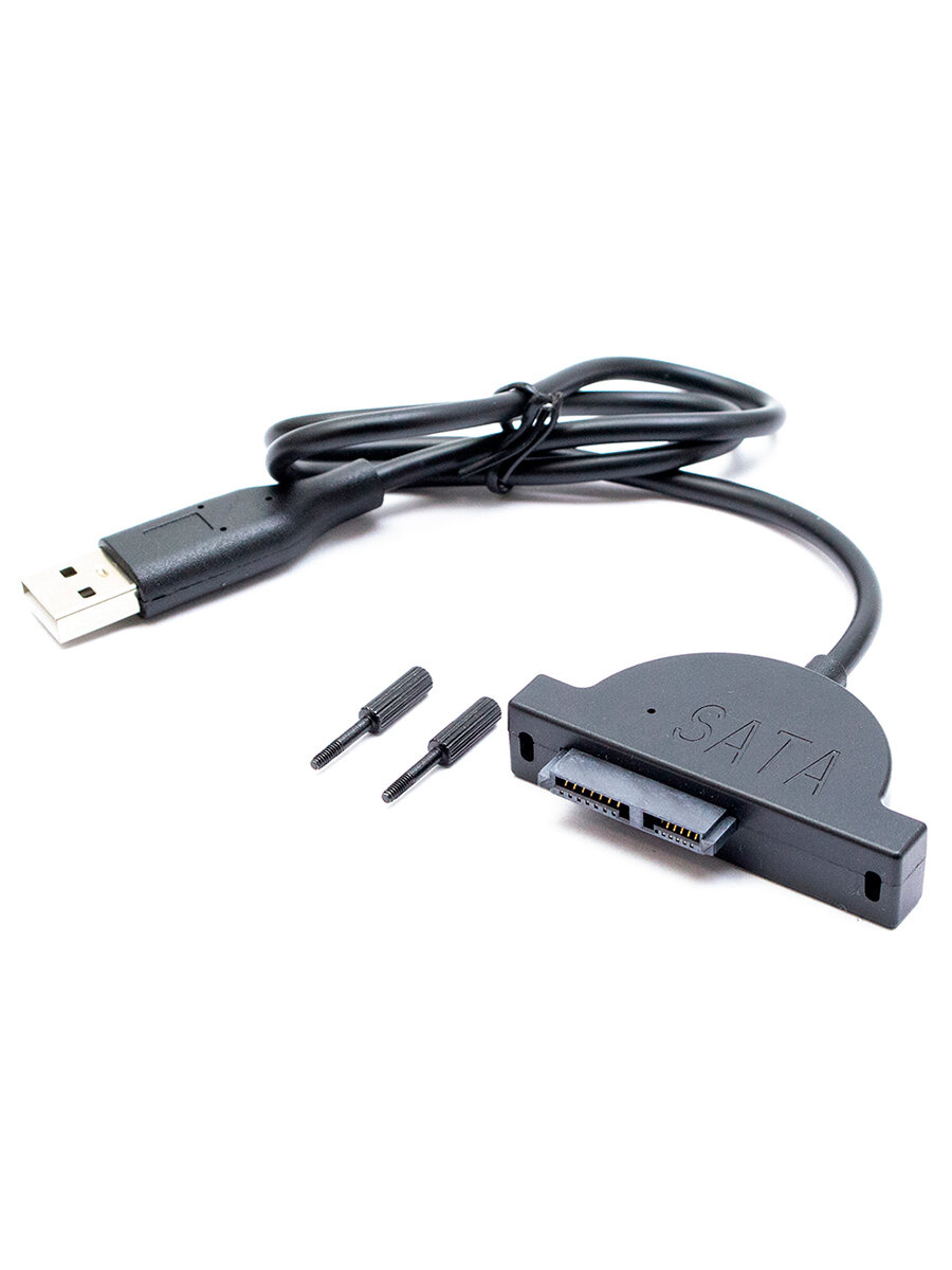 Переходник USB для CD/DVD привода ноутбука с интерфейсом SATA