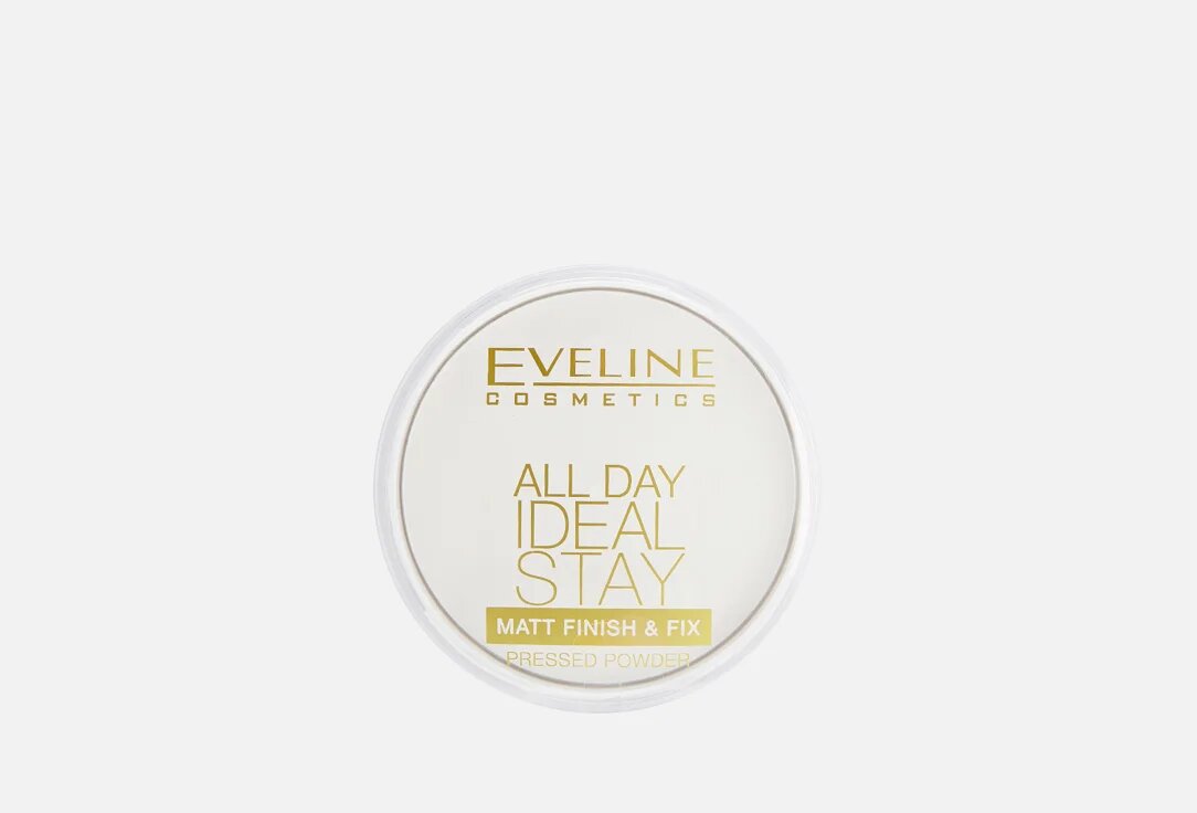 Eveline ALL DAY IDEAL STAY матирующе-укрепляющая пудра для лица 12 г