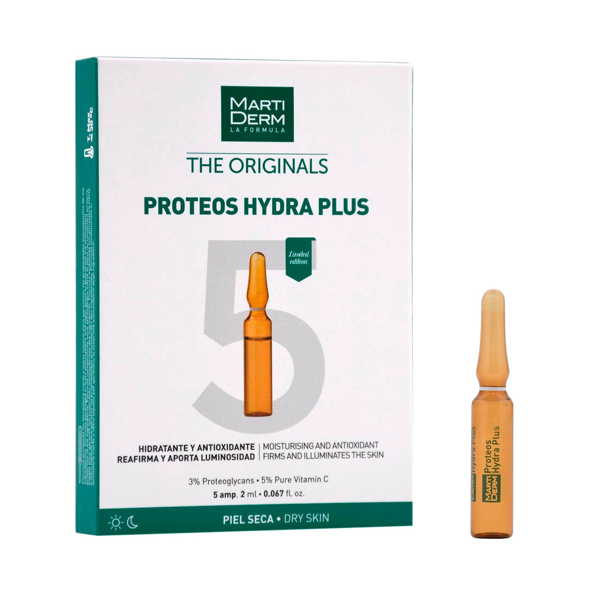 MartiDerm Ампульная сыворотка для лица The Originals Proteos Hydra Plus Сыворотка 5*2мл