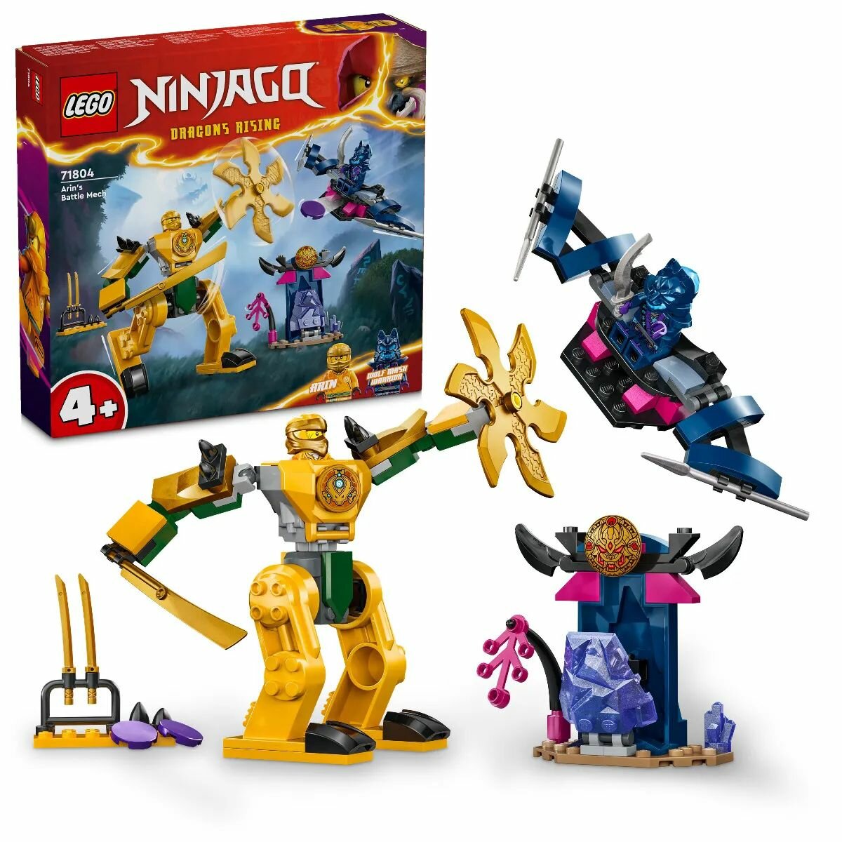Конструктор LEGO Ninjago 71804 Боевой робот Арина