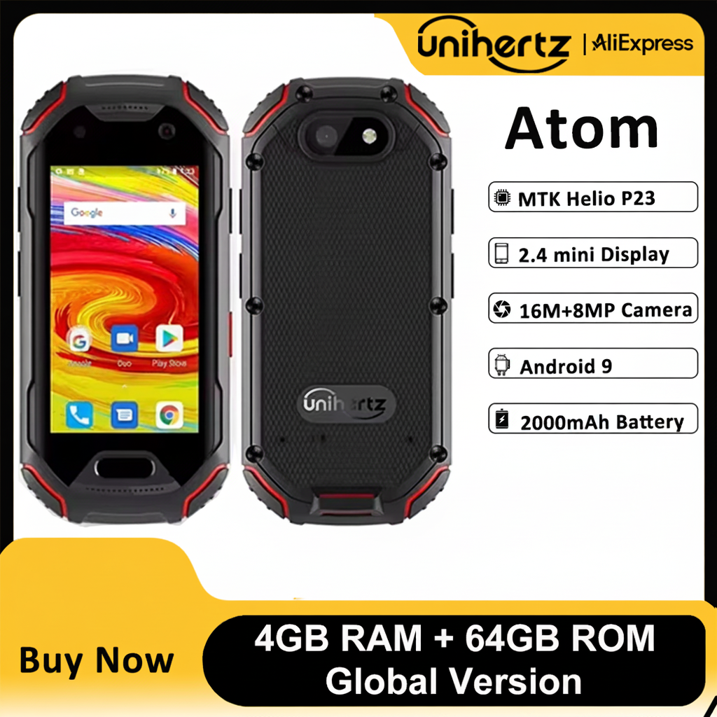 Смартфон unihertz Atom, 4/64ГБ, global — фото 1