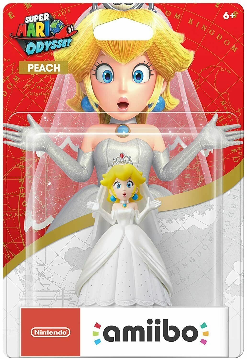 Фигурка amiibo PEACH Wedding Outfit Амибо Пич Свадьба Super Mario Odyssey