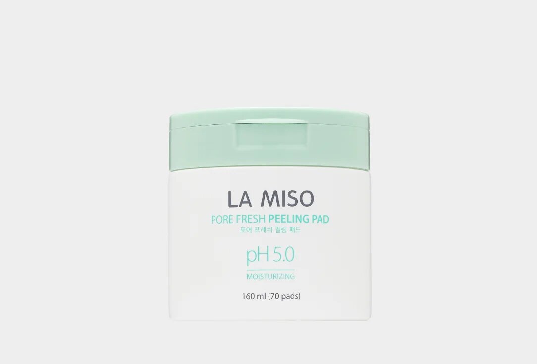 La Miso Pore fresh peeling pad Очищающие и отшелушивающие салфетки для лица 70шт