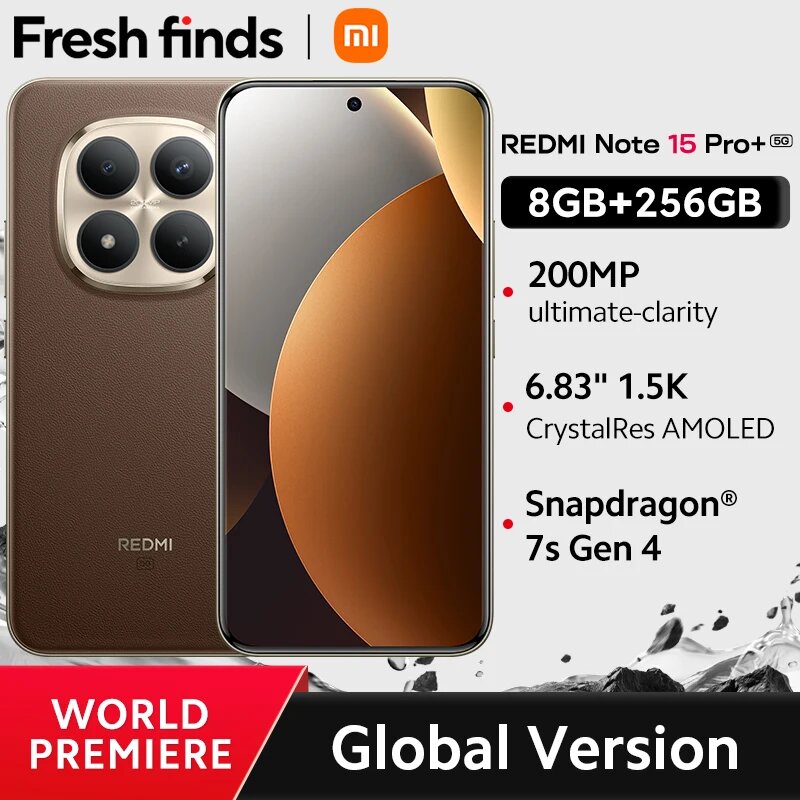 Смартфон Xiaomi Redmi Note 15 Pro+ 5G, 8/256ГБ, global