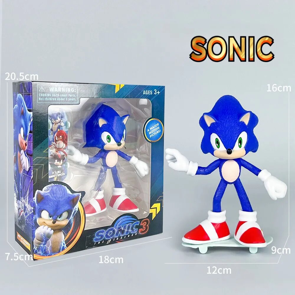 Sonic Super Sonic мышь летающая фигурка аниме кукла модная игрушка