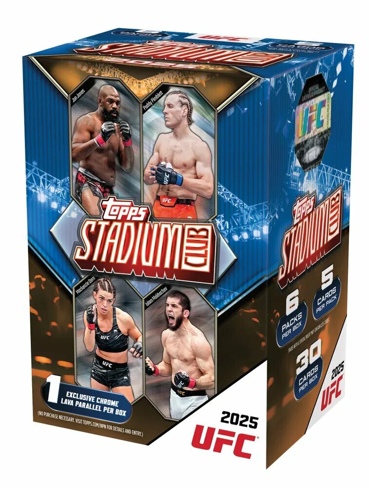 2025 Stadium Club UFC - Value Box Боксерская карточка