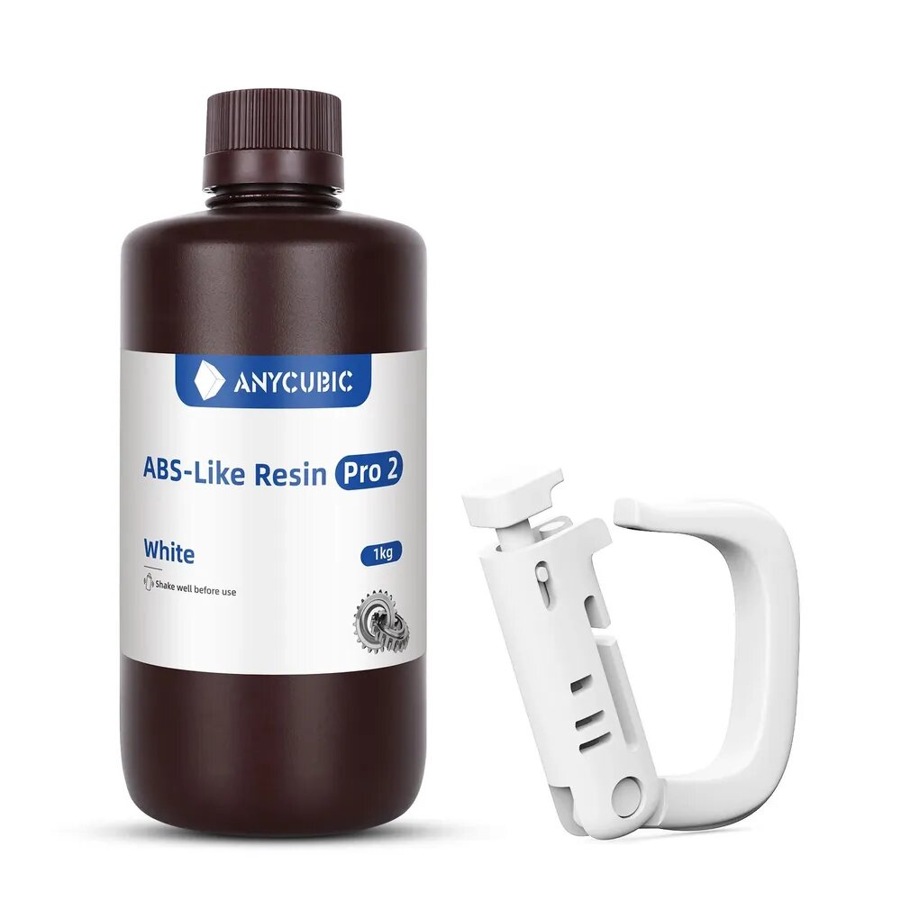 Фотополимерная смола Anycubic ABS-LIKE Resin PRO 2 - (white) белая (1кг)