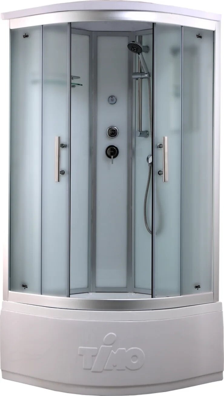 Душевая кабина Timo Standart T-6600SF Silver Fabric с высоким поддоном