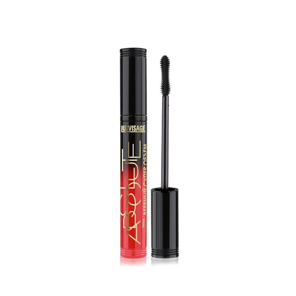 Тушь для ресниц Luxvisage Absolute, веерный супер объем, черный