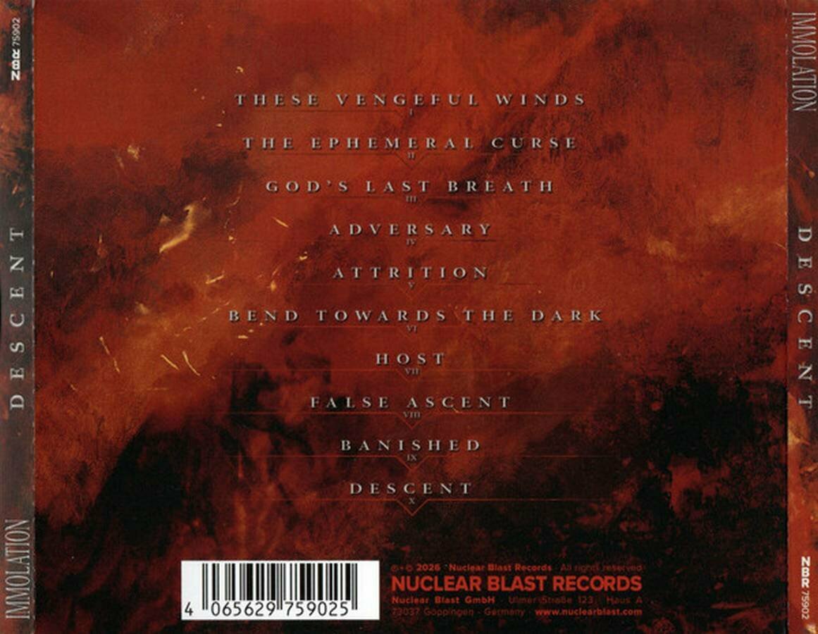 Immolation – Descent (CD) — фото 1
