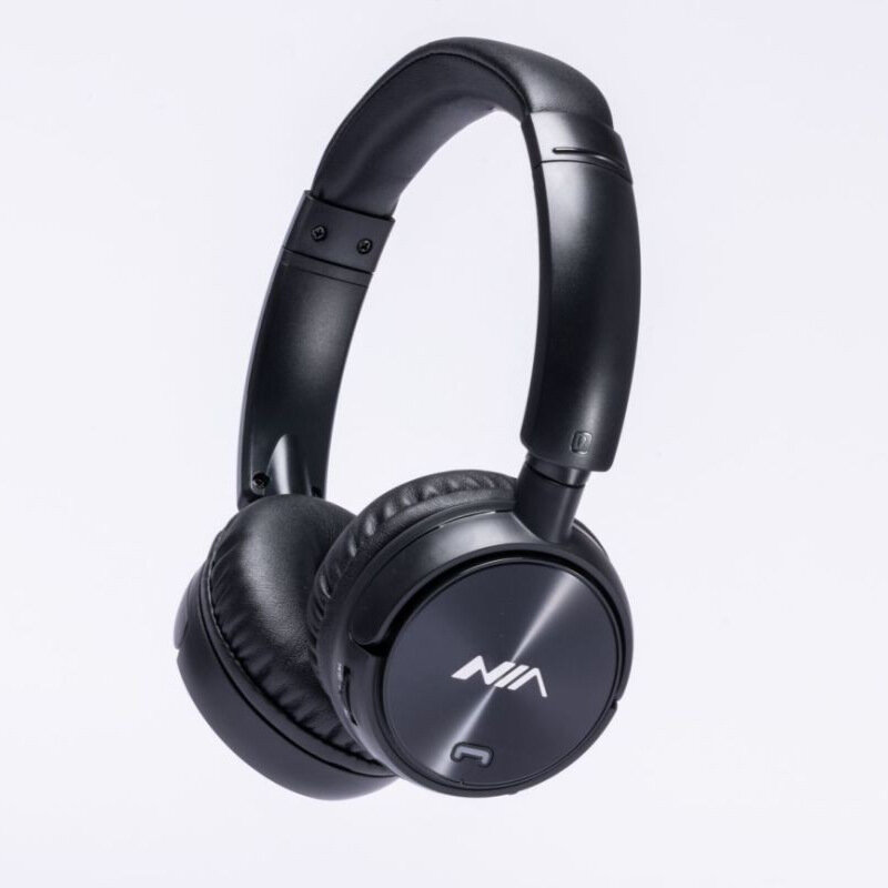 Bluetooth 5.3 беспроводные накладные наушники для детей с долгим сроком службы батареи - черный