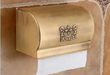 Держатель для бумажных полотенец золотой Tuqiu