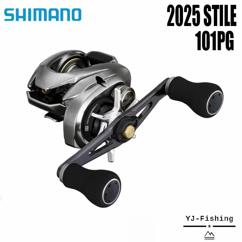 SHIMANO 2025 STILE 101PG Под левую руку Кастинговое Катушка