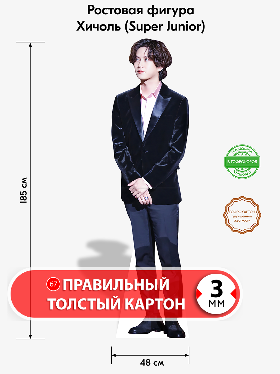 Аксессуар для фотосессий, Хичоль (Super Junior) 2, ростовая фигура