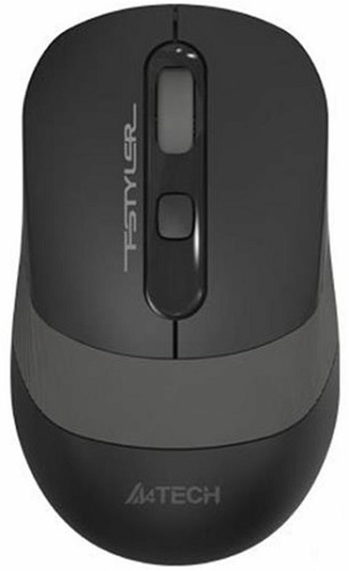 Мышь беспроводная A4Tech Fstyler FG10 черный/серый, 2000 dpi, радиоканал, USB, кнопки - 4
