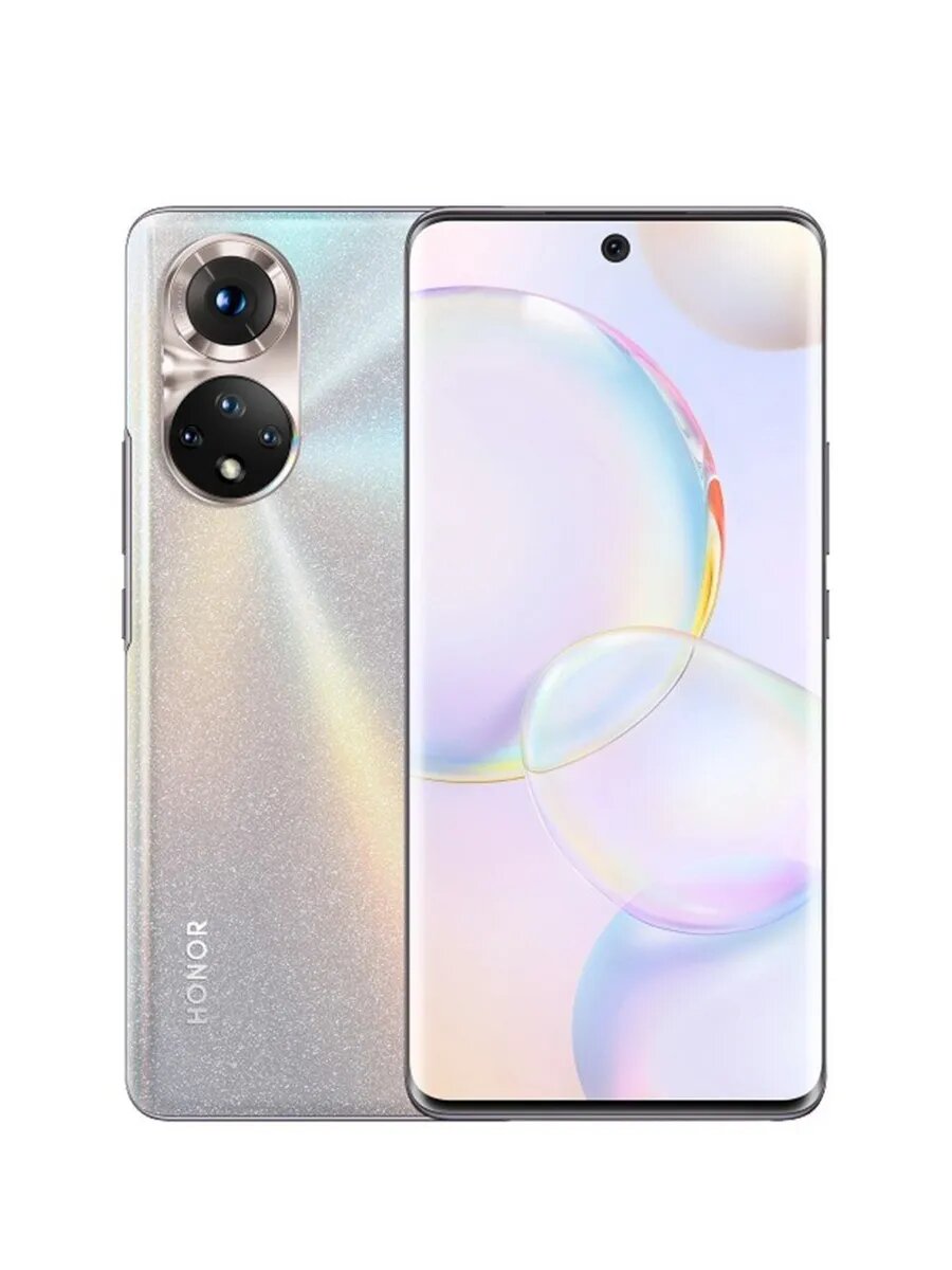 Смартфон Honor 50 Global, белый, 8GB/256GB, NFC, AMOLED, 120Hz
