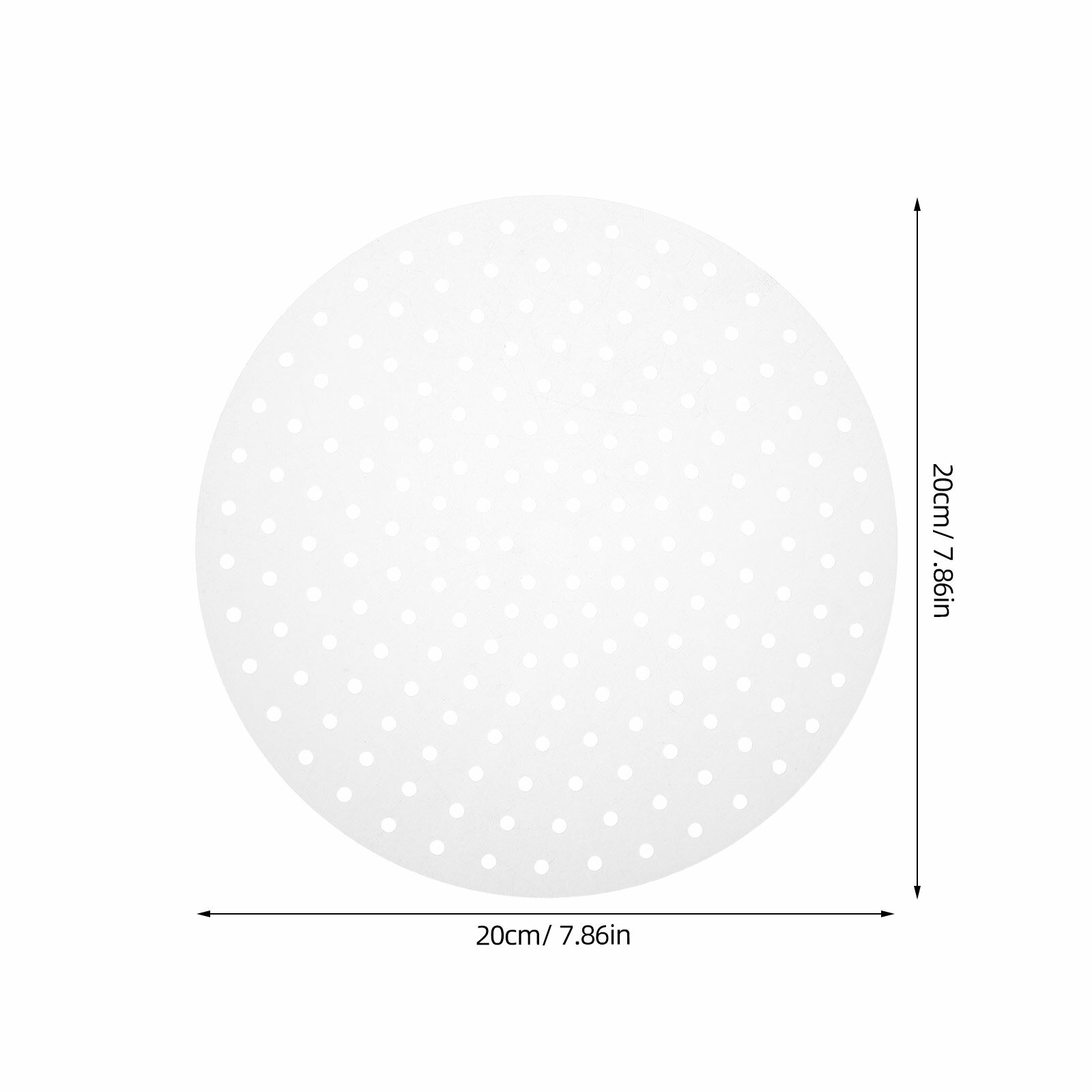 Силиконовая подложка для рисоварки белого цвета 20.00x20.00x0.20cm с антипригарным покрытием