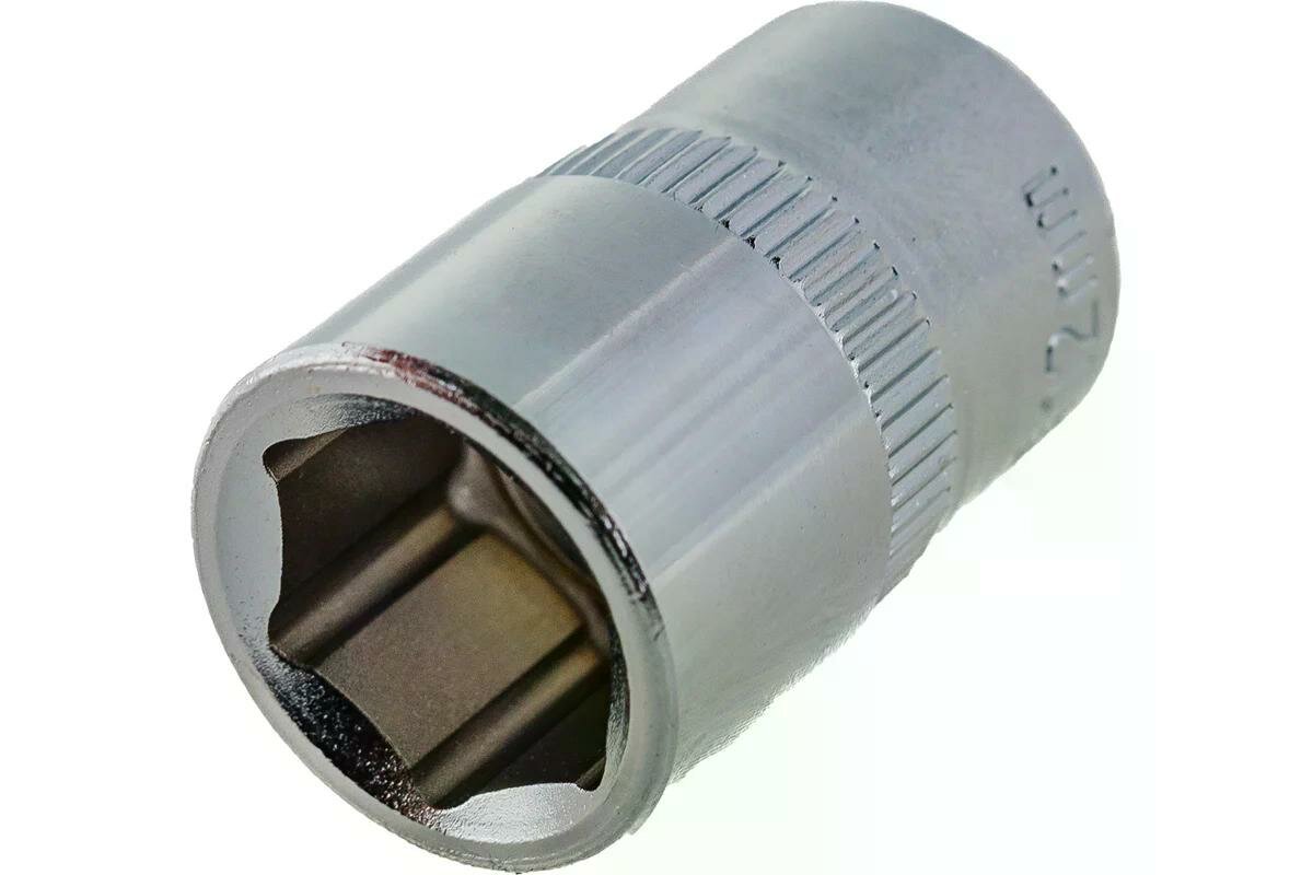 Торцевая головка Эврика ER-90907, 12 мм, 3/8", 6-тигранная, длина 30 мм