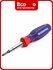 Отвертка 6 в 1 WORKPRO WP221046 из стали с зоной под крючок, рукоятка, магнитный...
