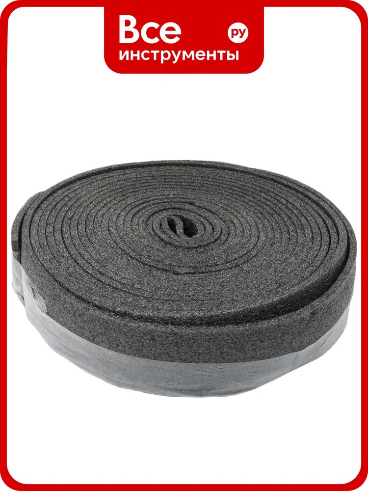 Демпферная лента Wand Master, пенополиэтилен, графит, 100x10 мм