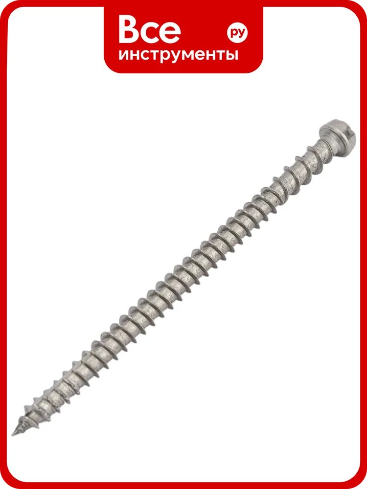 Шуруп для террасной доски Rusconnect CRX 0580, 5х80 мм, 100 шт. нержавейка INOX A4 361580