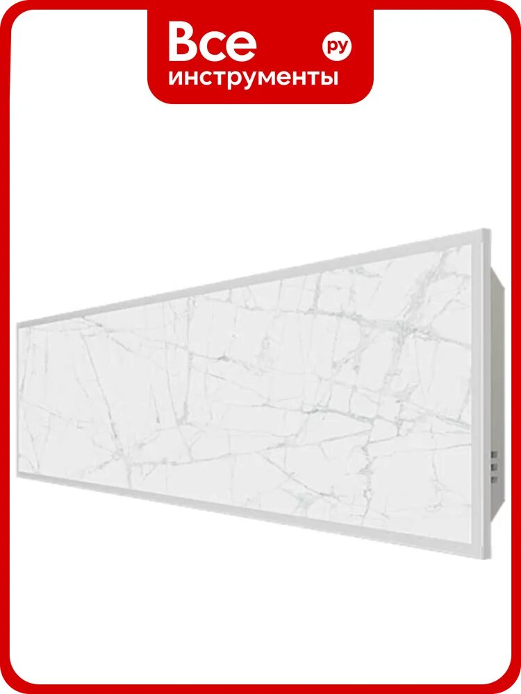 Отопительная панель STOUT WHITE STONE SCT 120x30, белый гранит/белый корпус SCT-00WW-012030 RG0093A6SV1070