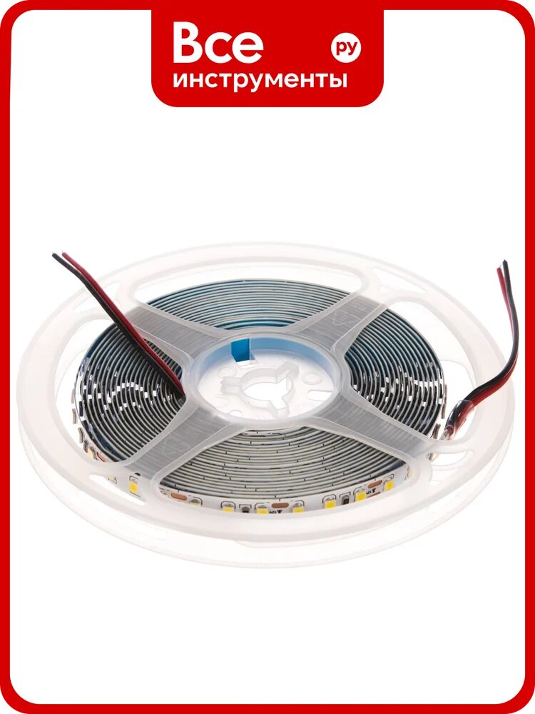 LED лента General Lighting Systems GLS-2835 5м самоклеящаяся SMD 2835 дневной белый IP20 без пульта управления