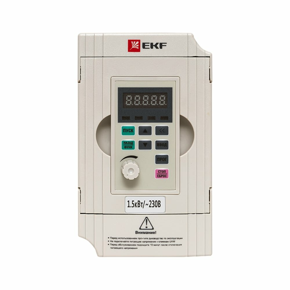 Преобразователь частоты EKF 1,5/2,2кВт 1х230В VECTOR-100 PROxima VT100-1R5-1B — фото 1