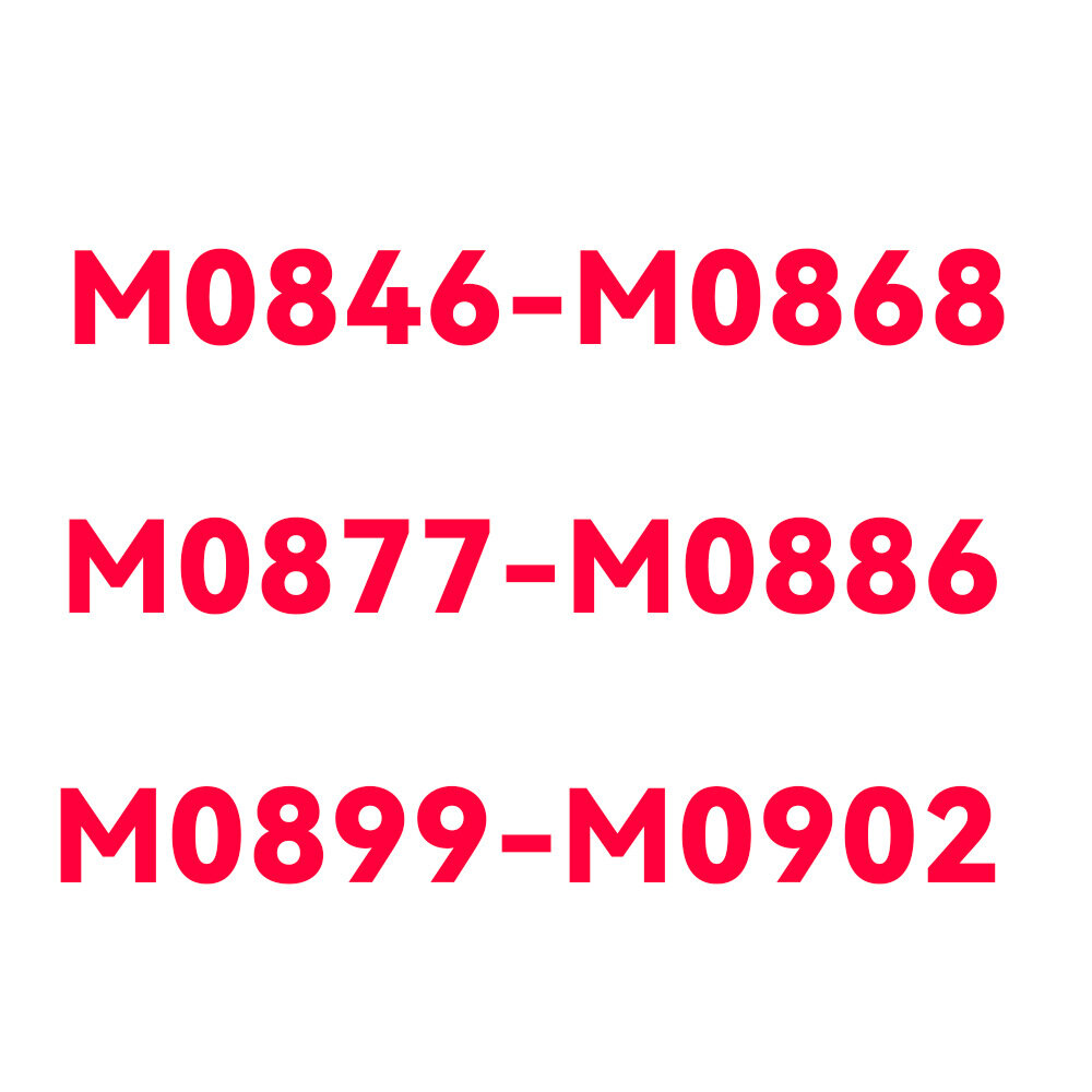 M0848 Ножевой штамп для английских букв, точный режущий инструмент с шаблоном