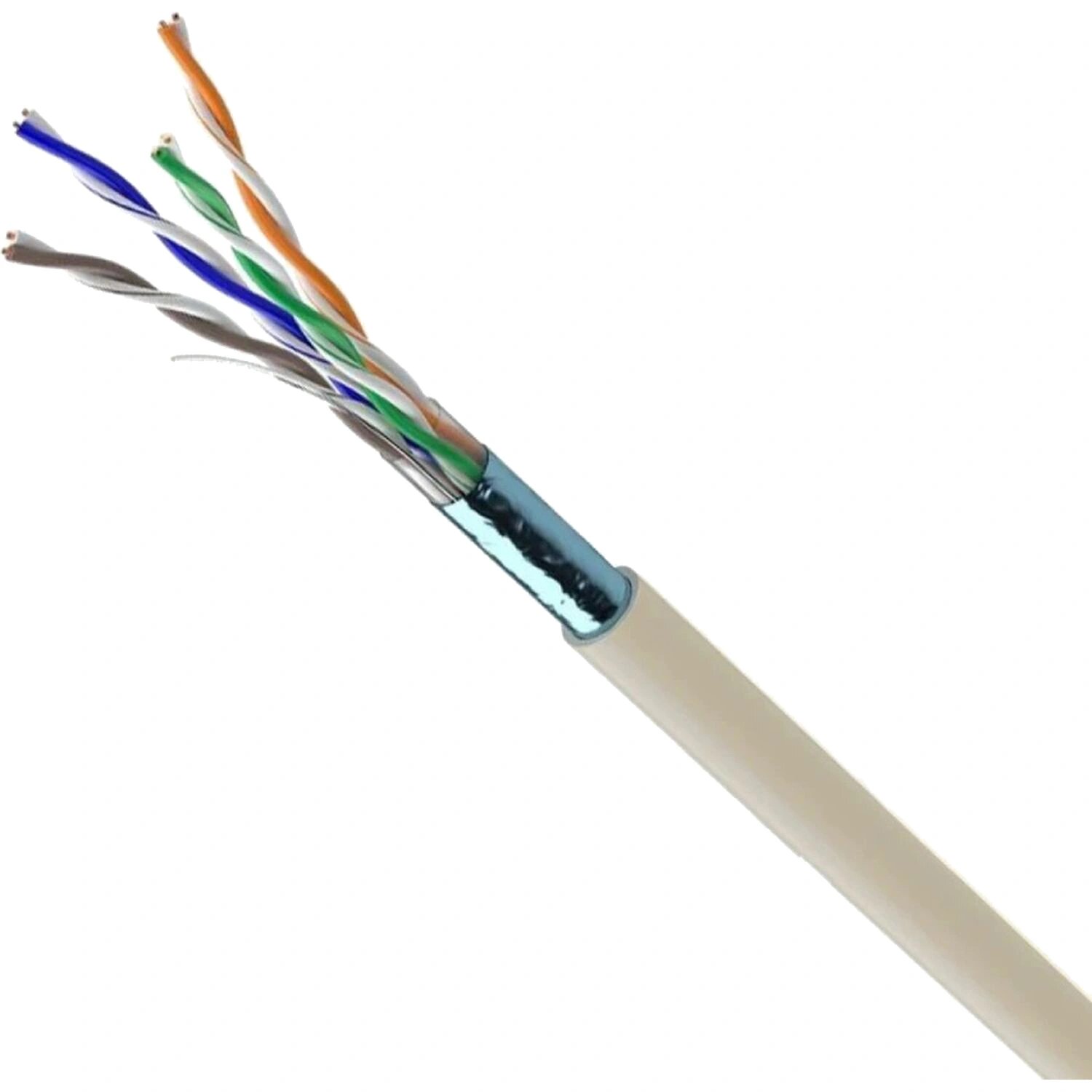 Кабель ExeGate UTP4-C5e-CU-S25-IN-LSZH-GR-305-FLUKE UTP 4 пары кат.5e медь, 0.45мм (25AWG), LSZH, 305м, серый