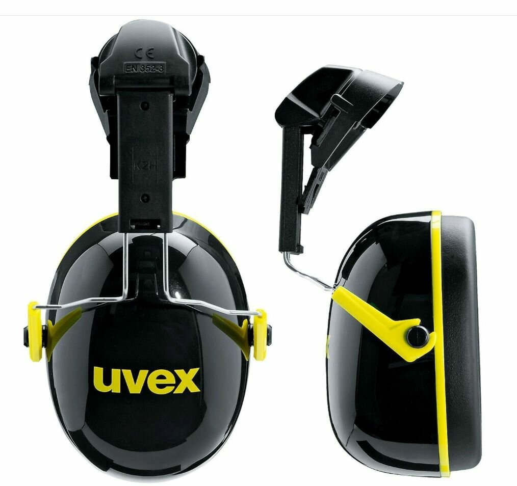 Наушники противошумные Uvex K2H с креплением на каску (артикул производителя 2600.202). Товар уцененный