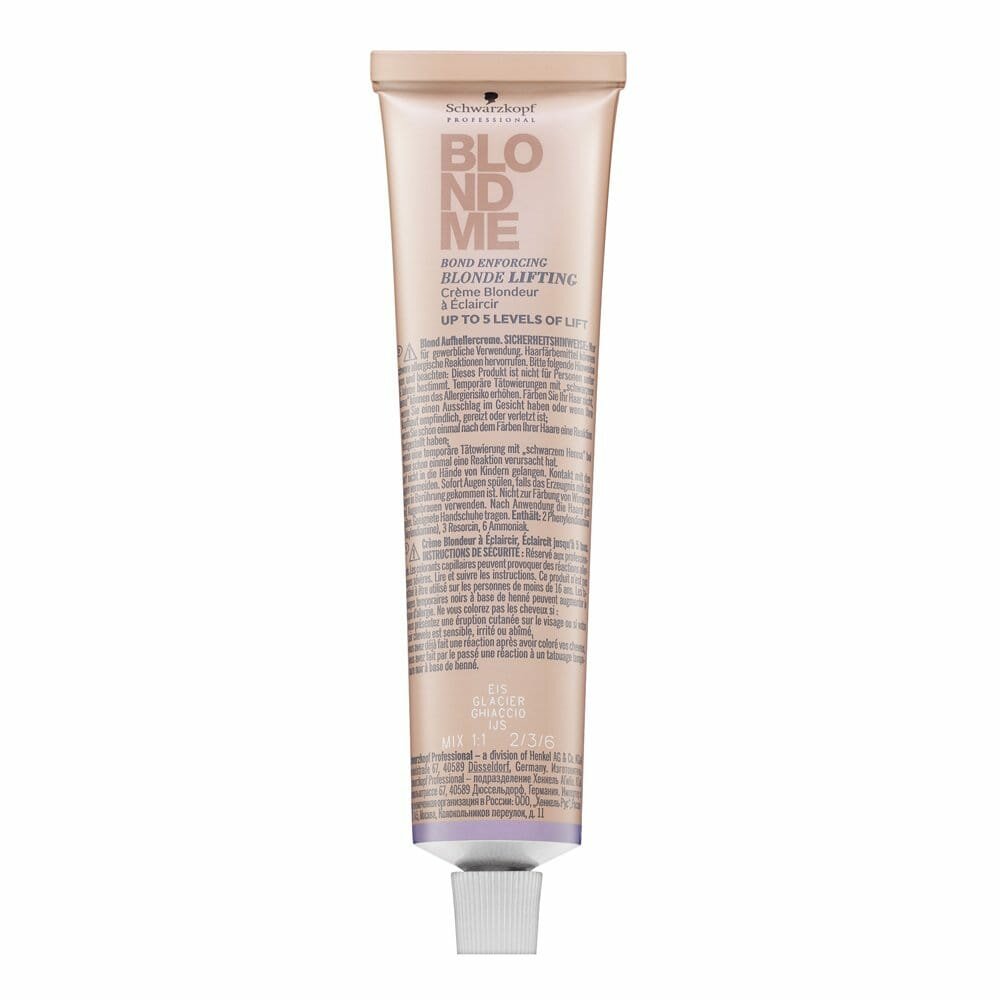 Краска для волос Schwarzkopf Professional BlondMe Bond Enforcing Blonde Lifting Ice 60 мл