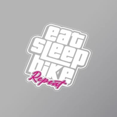 Наклейки Eat Sleep Ride Repeat, цвет CH-ESB-White-G