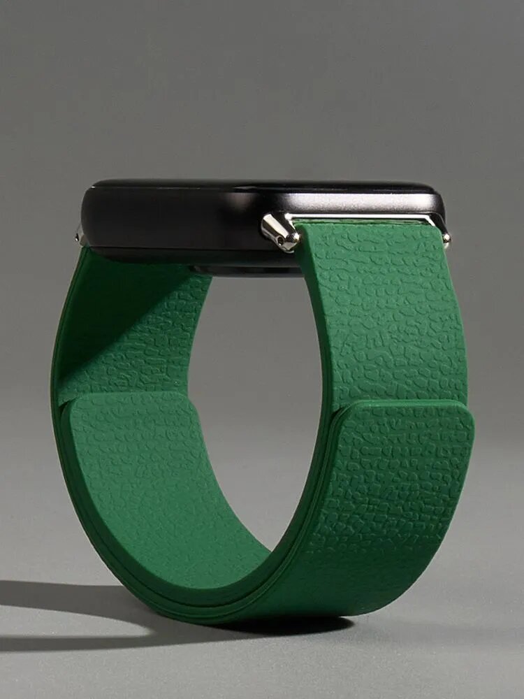 Силиконовый ремешок для Xiaomi Redmi Watch 6 / 5 / 4, mужские и женские магнитный ремешок для Xiaomi Mi Band 8 Pro / 9 Pro, зеленый