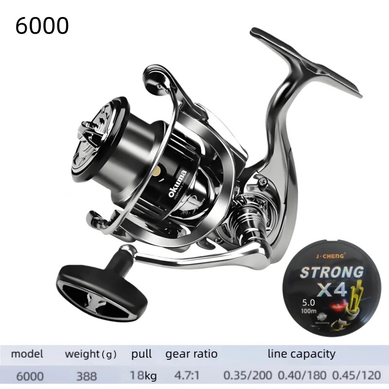Okuma SW безынерционная катушка для спиннинга SW6000