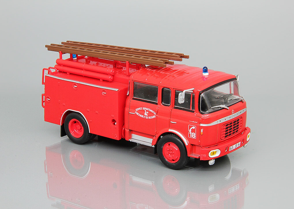 Модель коллекционная ALTAYA Berliet gak 20H2 fourgon-pompe tonne (пожарный) / берлие гак 20H2 фургон-помпе тонне