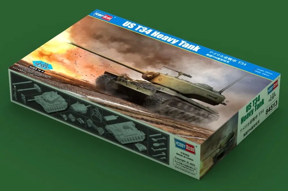 1/35 Американский тяжёлый танк Т-34 Сборочная модель