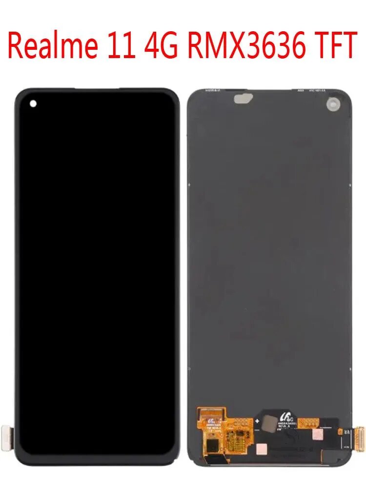 Дисплей на Realme 11 4G / RMX3636 TFT в сборе с тачскрином Черны