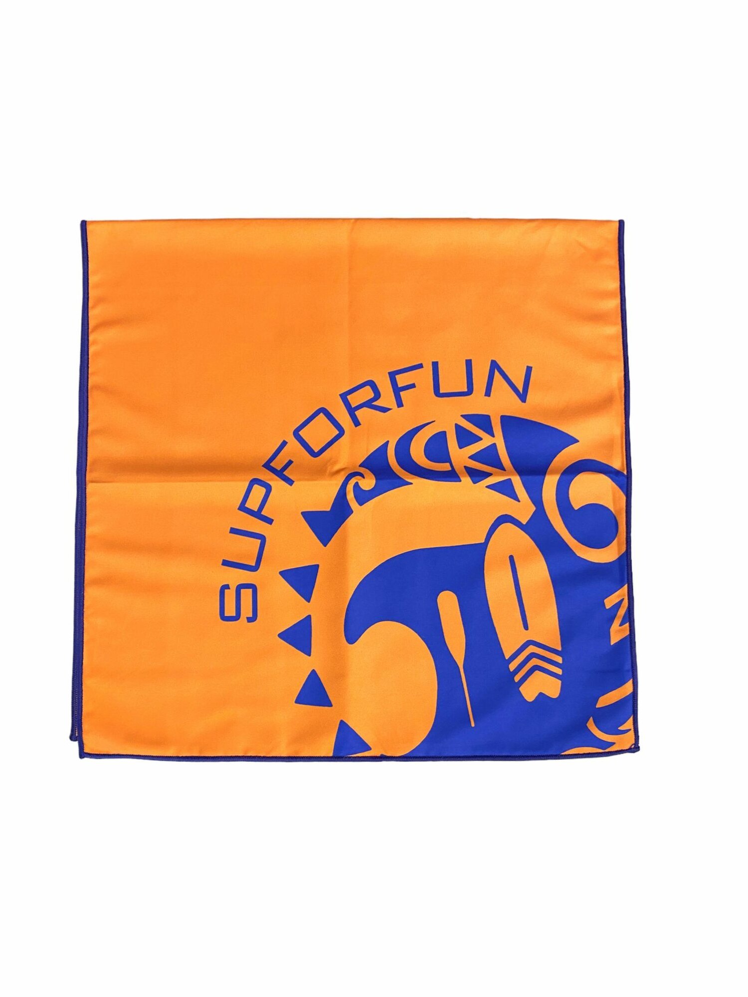 Быстросохнущее пляжное полотенце SUPFORFUN для тренировок, бассейна и плавания, для лица, рук и сушки волос, оранжевое 180x90 см