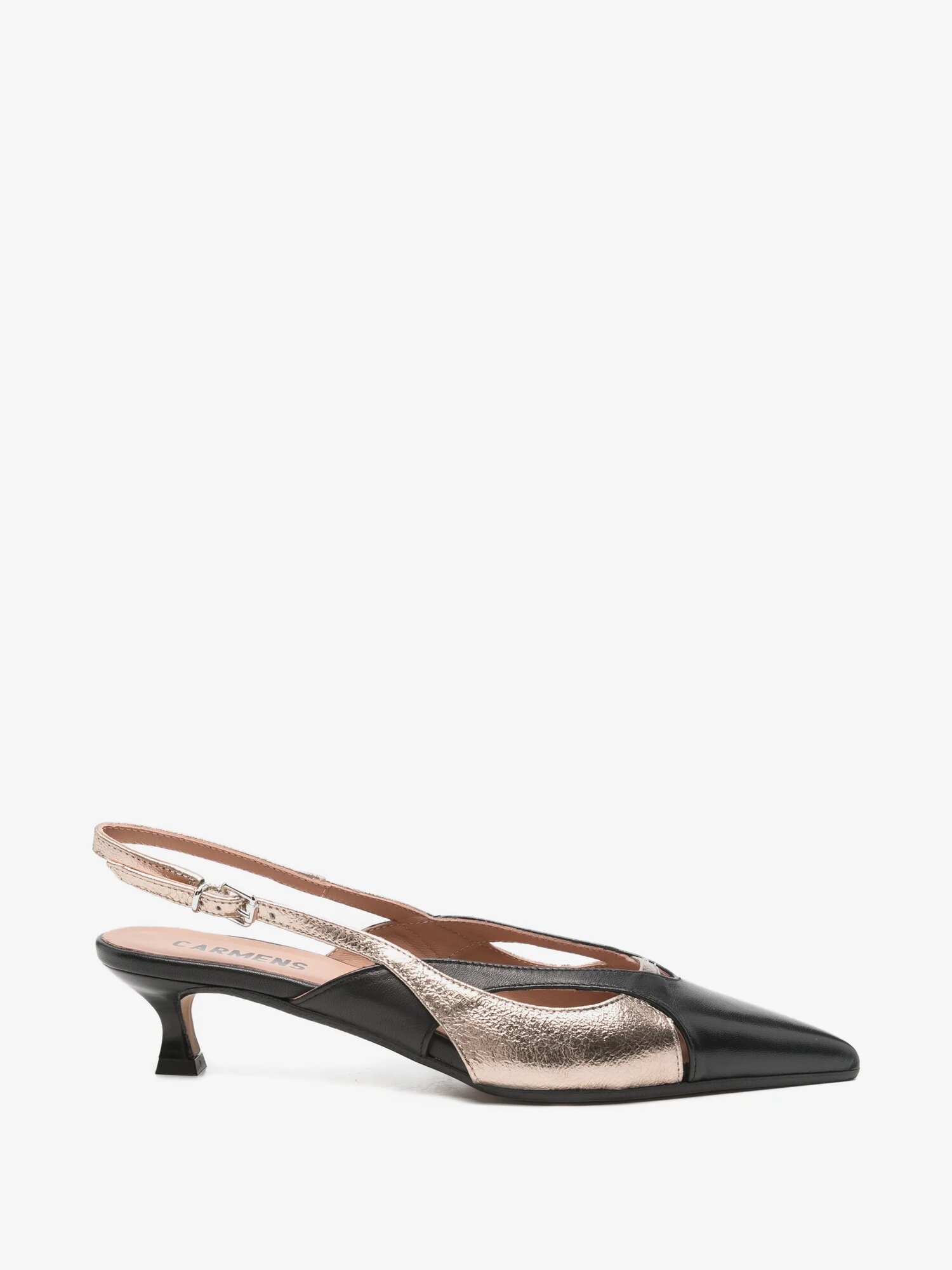 Мюли Carmens Pointed-toe mules, размер 38, черный